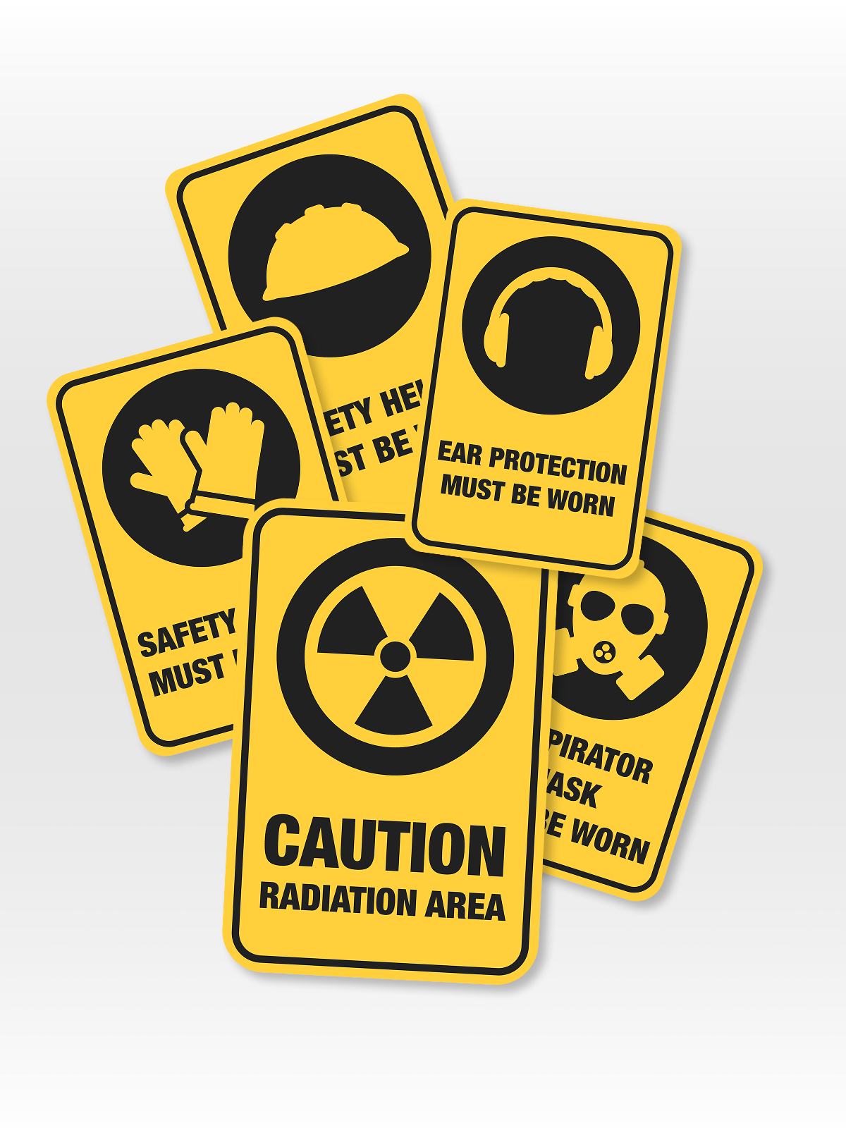 "Safety Set" Aluminum Signs – TES: The Engraving Shoppe